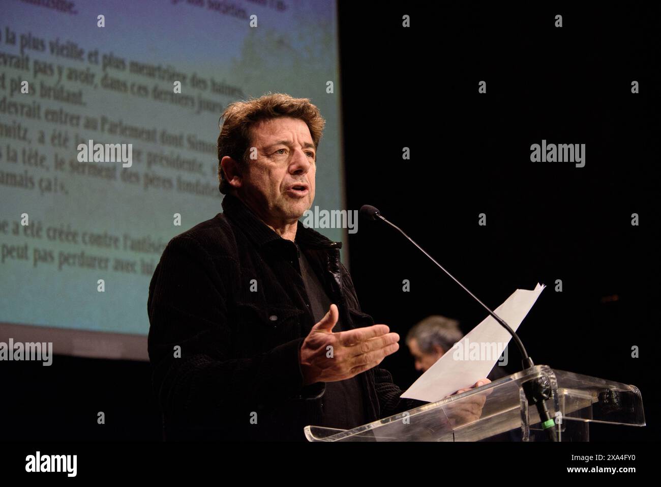 Paris, France. 03rd June, 2024. Patrick Bruel during an evening against ...
