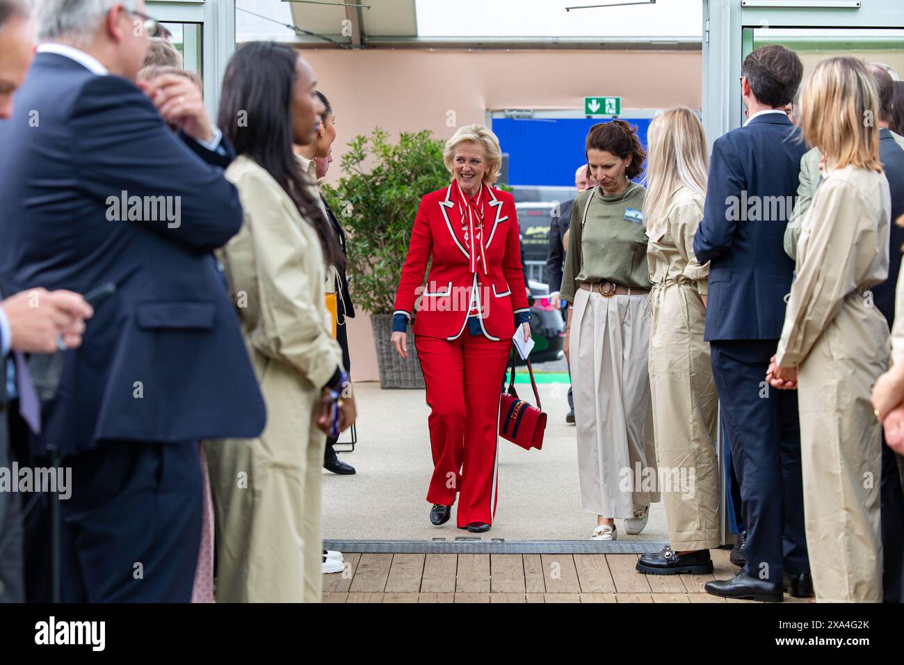 Princess Astrid of Belgium pictured during the presentation of the ...