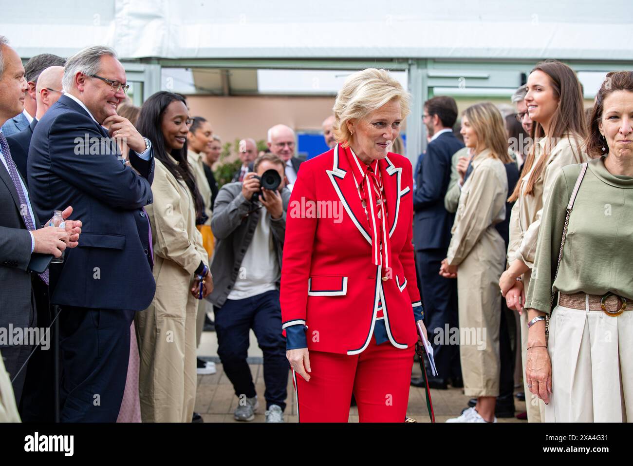 Princess Astrid of Belgium pictured during the presentation of the ...