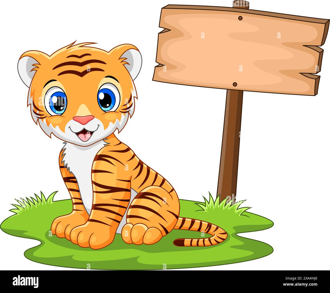 Cartoon tiger hi-res stock photography and images - Alamy