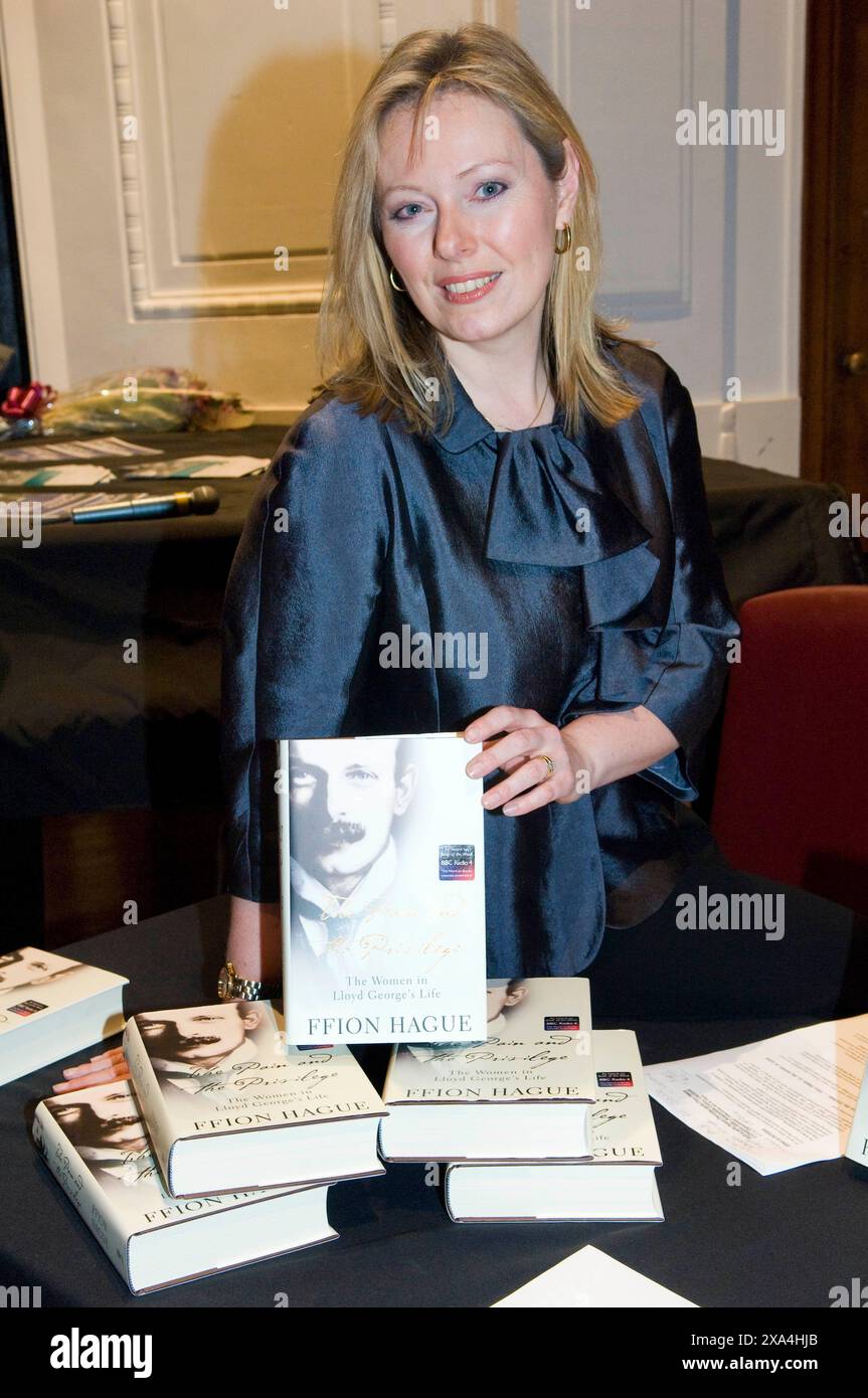 Ffion Hague, wife of Conservative politician Williams Hague, delivers ...