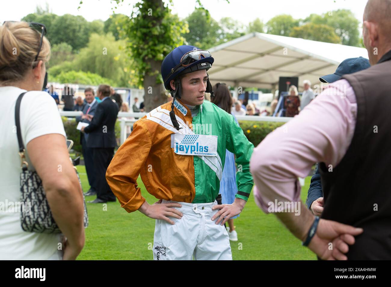 Windsor, UK. 3rd June, 2024. Jockey Rossa Ryan in the Parade Ring ...