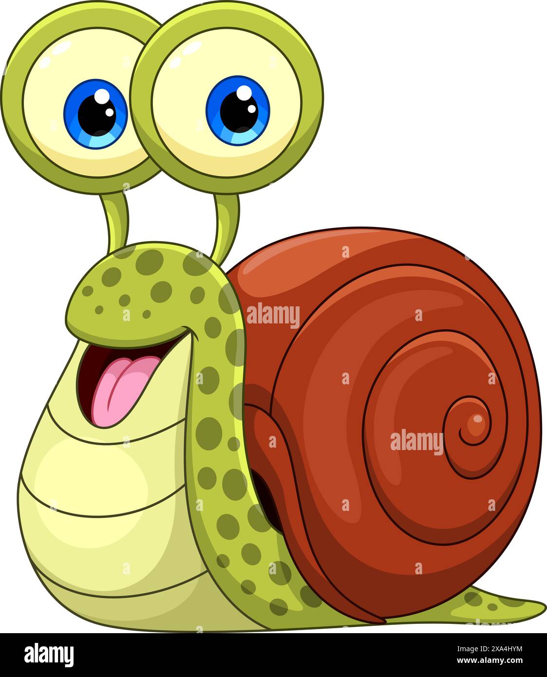 Cartoon snail Stock Vector Images - Alamy