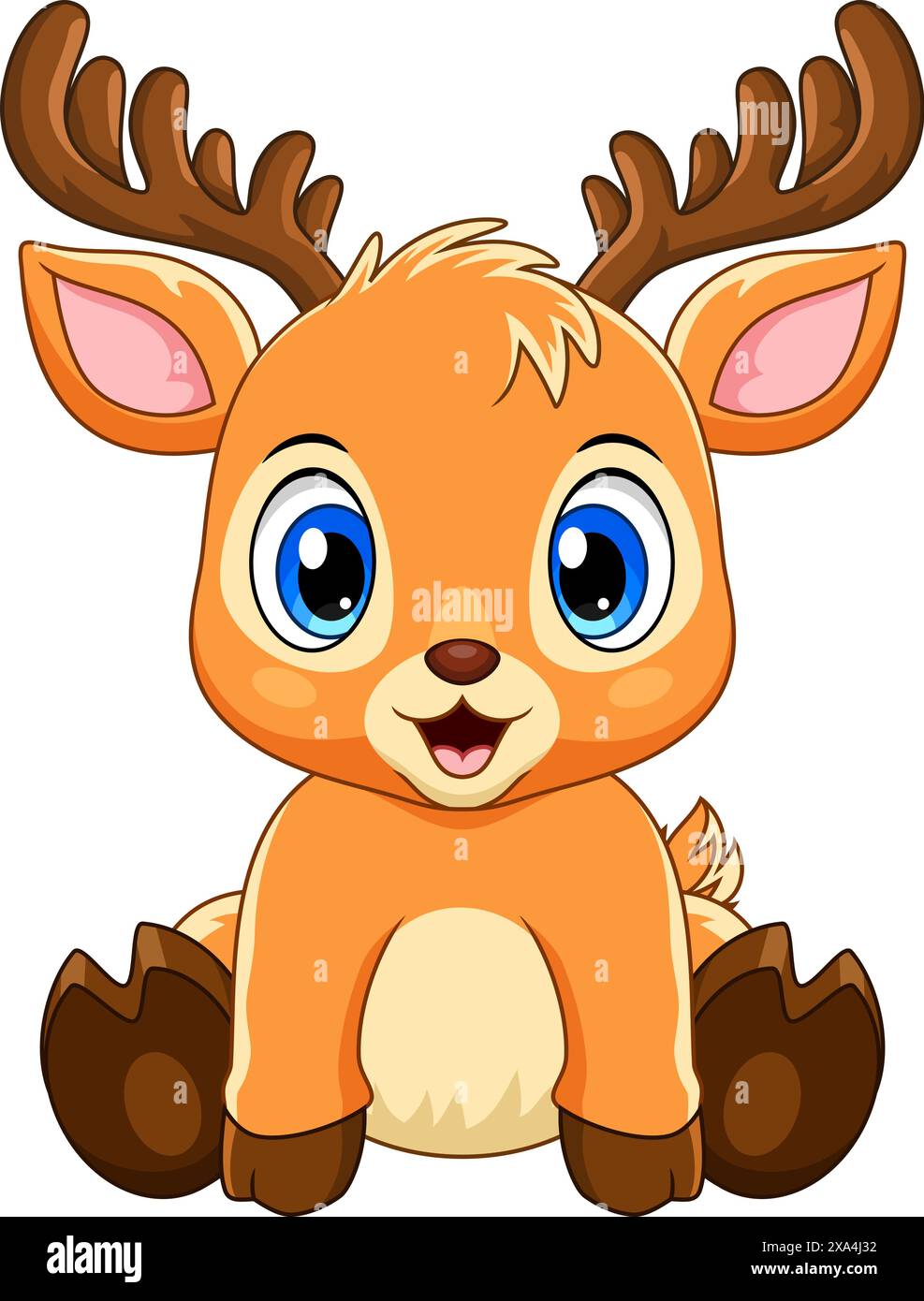 Deer fun Cut Out Stock Images & Pictures - Alamy