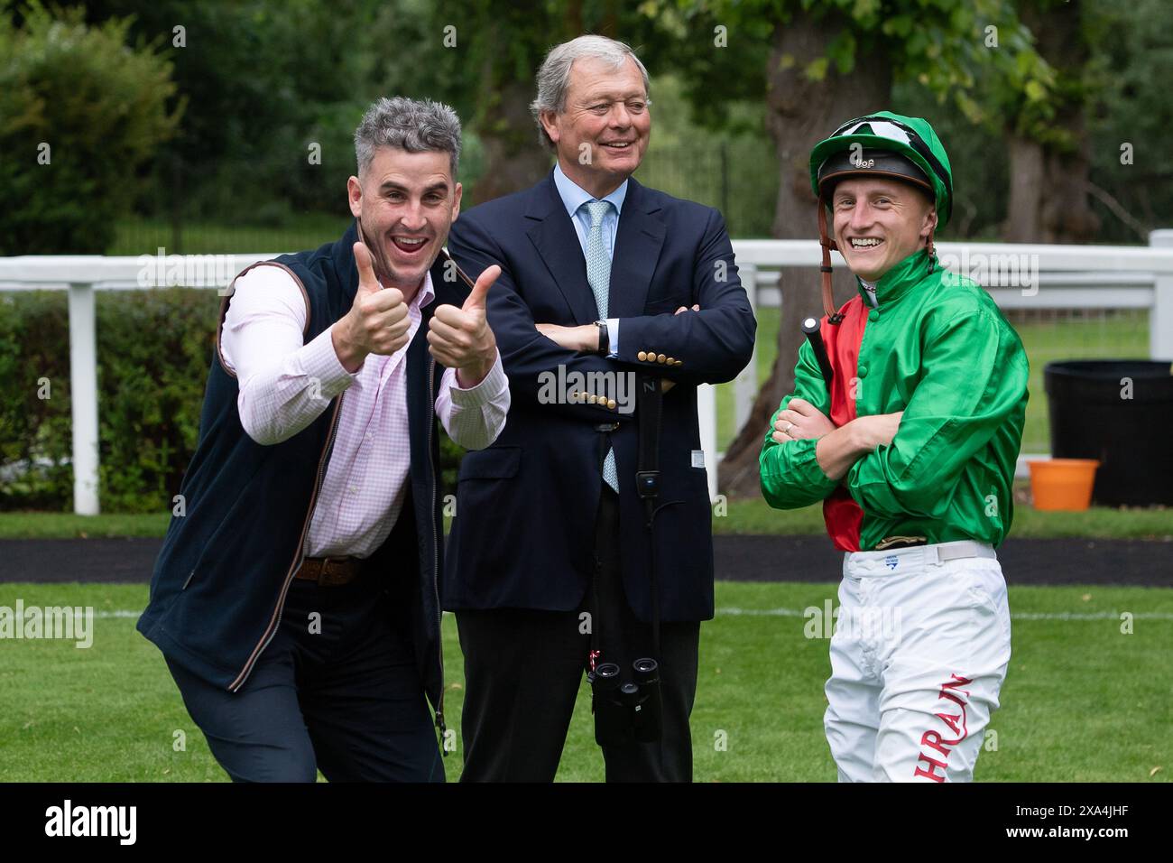 Windsor, UK. 3rd June, 2024. Trainer William Haggas (M) Newmarket with ...