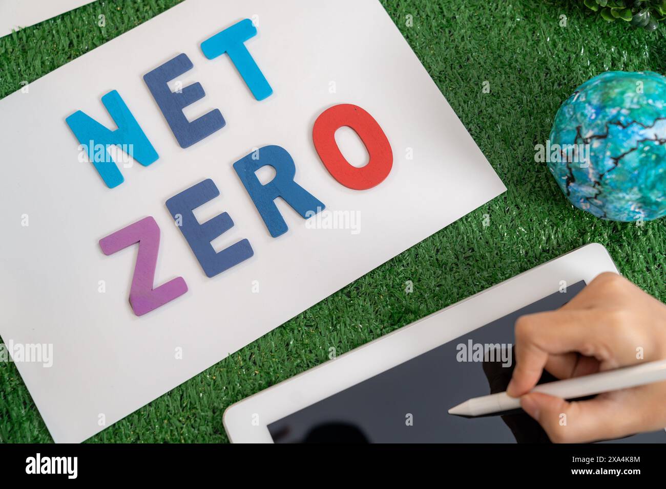 Net Zero and Carbon Neutral Concepts Stock Photo - Alamy