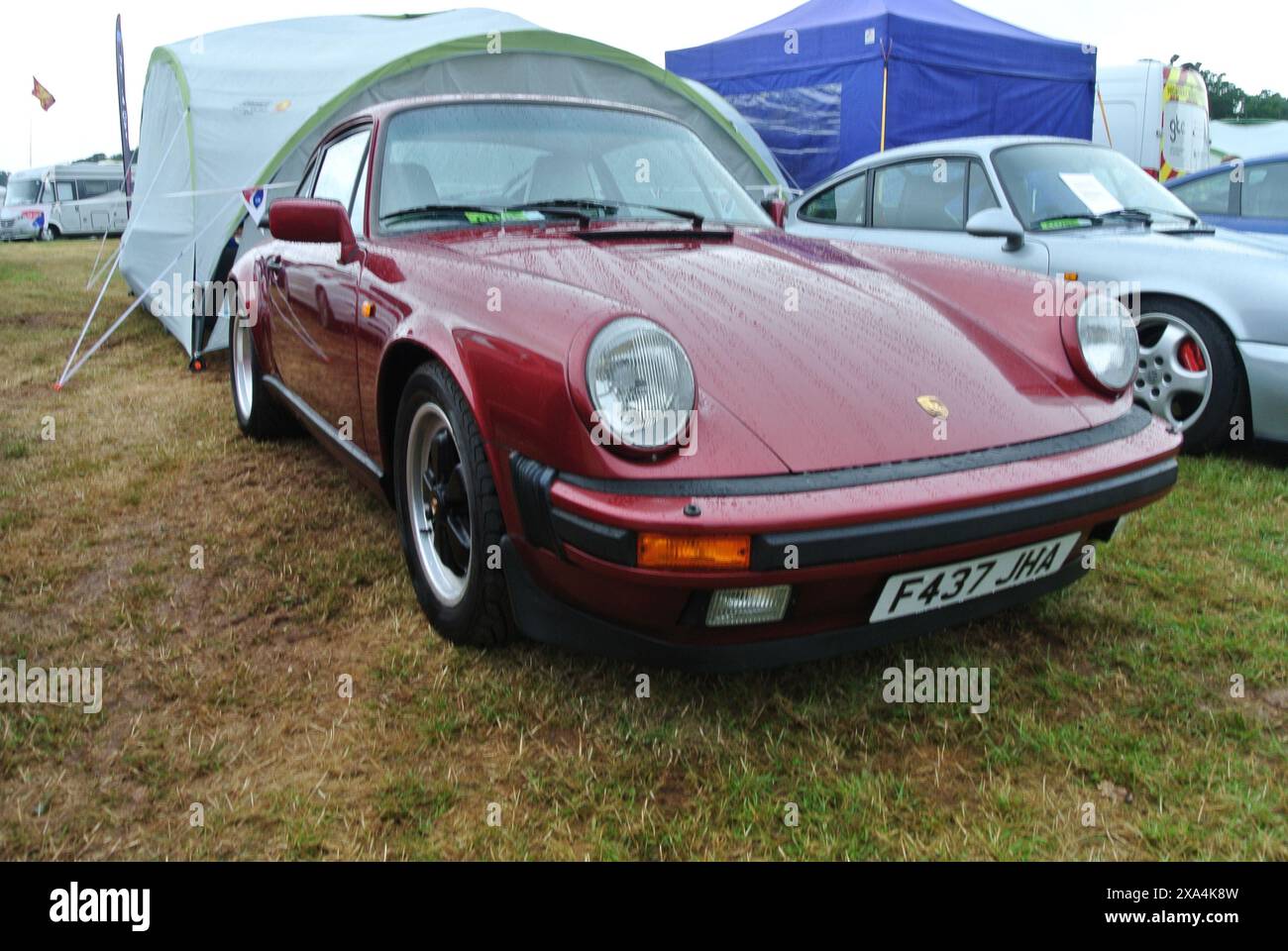 A 1989 Porsche Carrera parked on display at the 48th Historic Vehicle ...