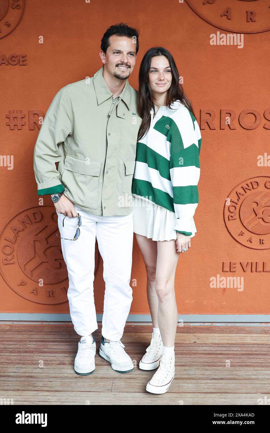 Juan Arbelaez and Cassandre Verdier at Village during the 2024 French ...