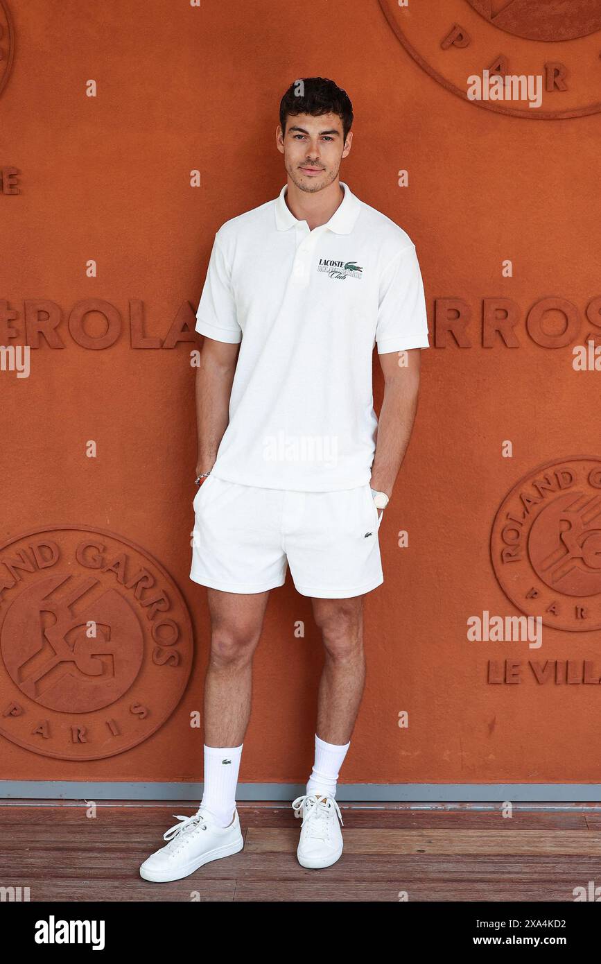 Corentin Huard at Village during the 2024 French Open at Roland Garros ...