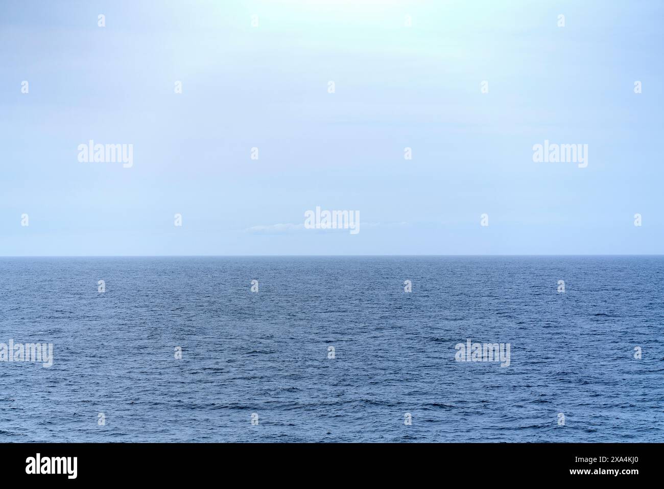 This image displays serene view open ocean under calm hi-res stock ...