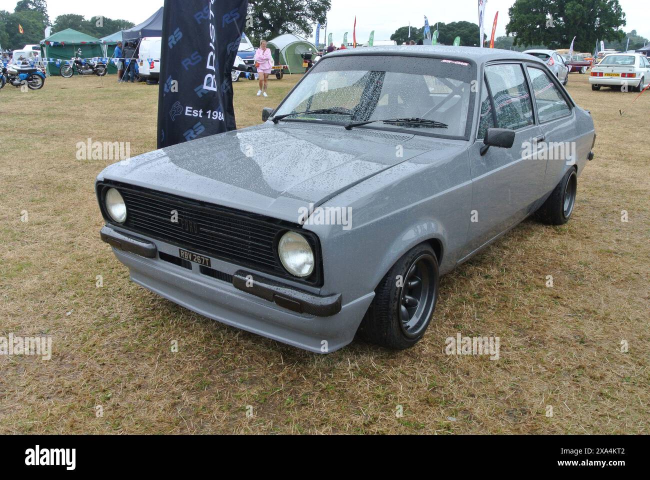 A 1979 Ford Escort Mk 2 parked on display at the 48th Historic Vehicle ...