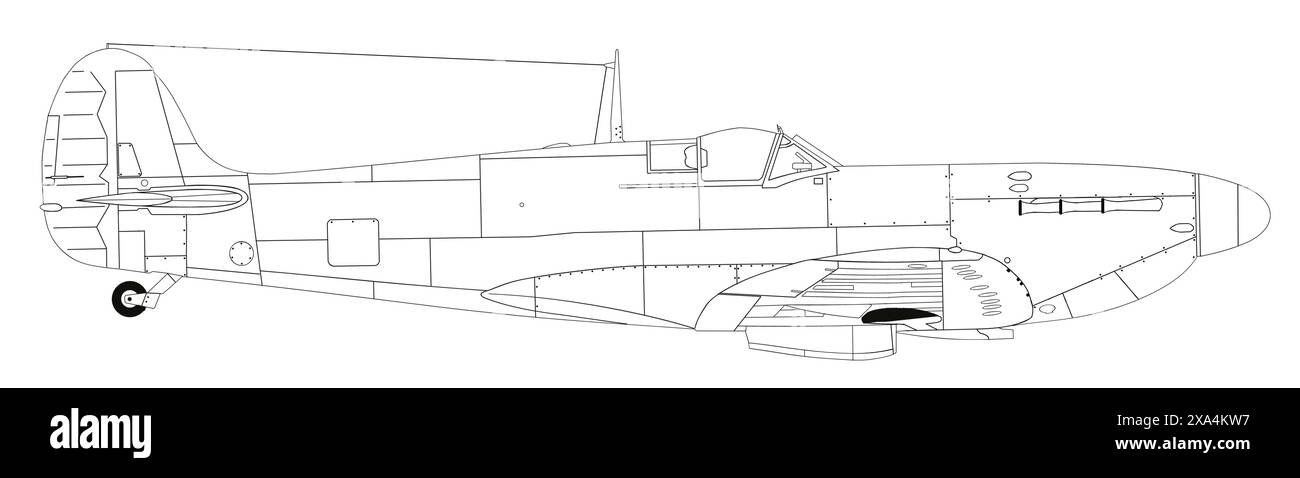 Supermarine Spitfire Mk II Stock Photo - Alamy