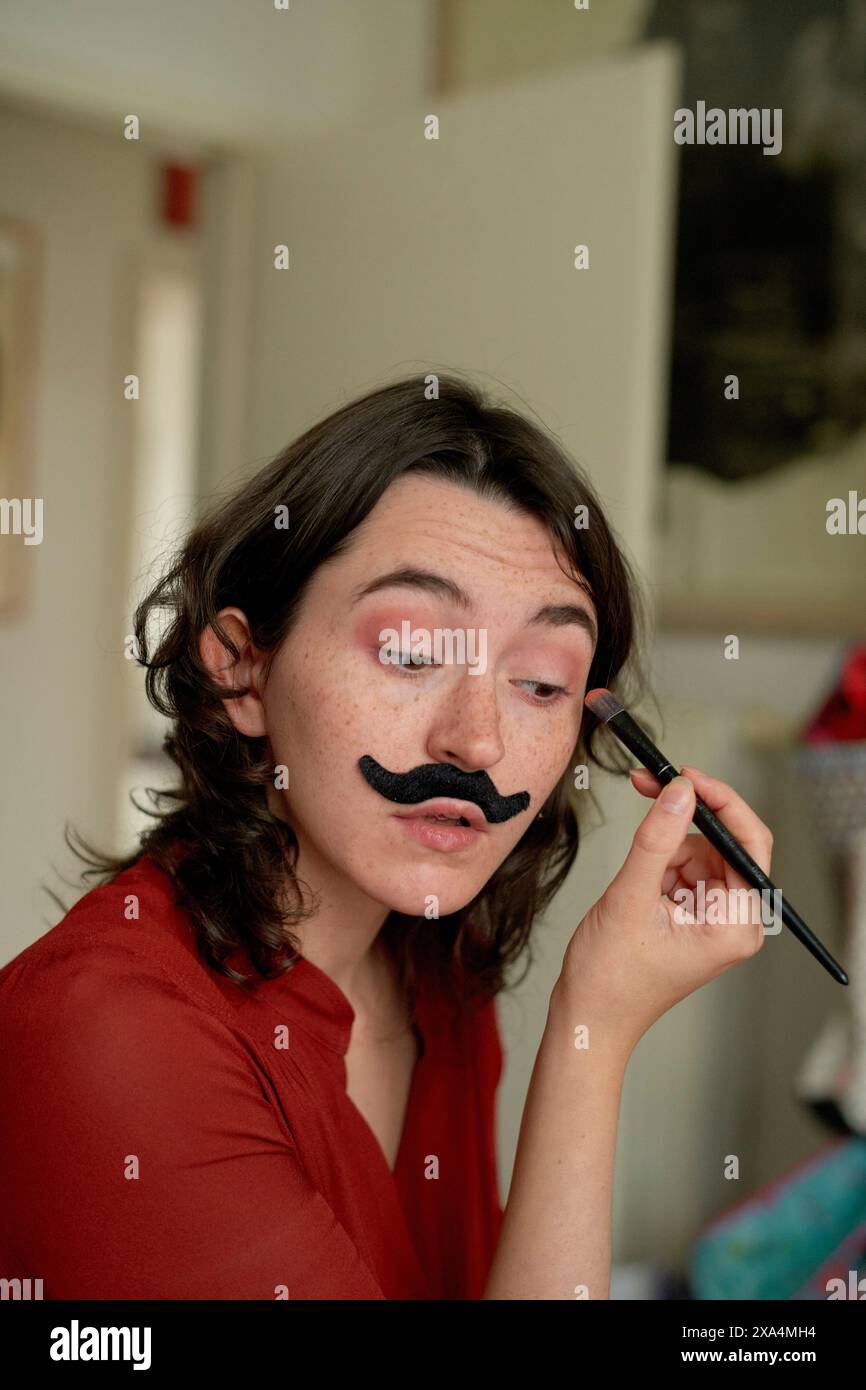 Fake face hi-res stock photography and images - Alamy