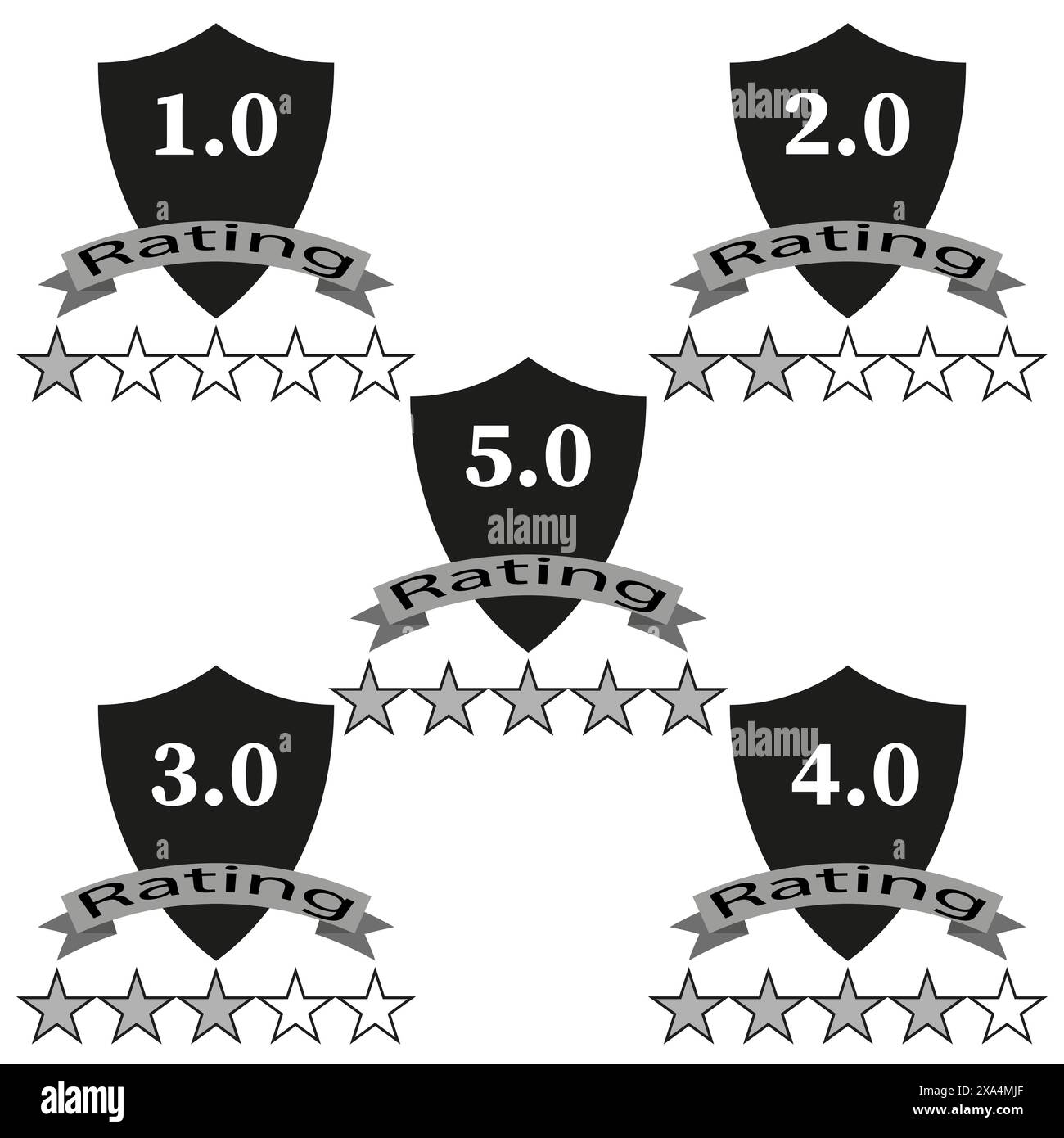 Grade badges Stock Vector Images - Alamy