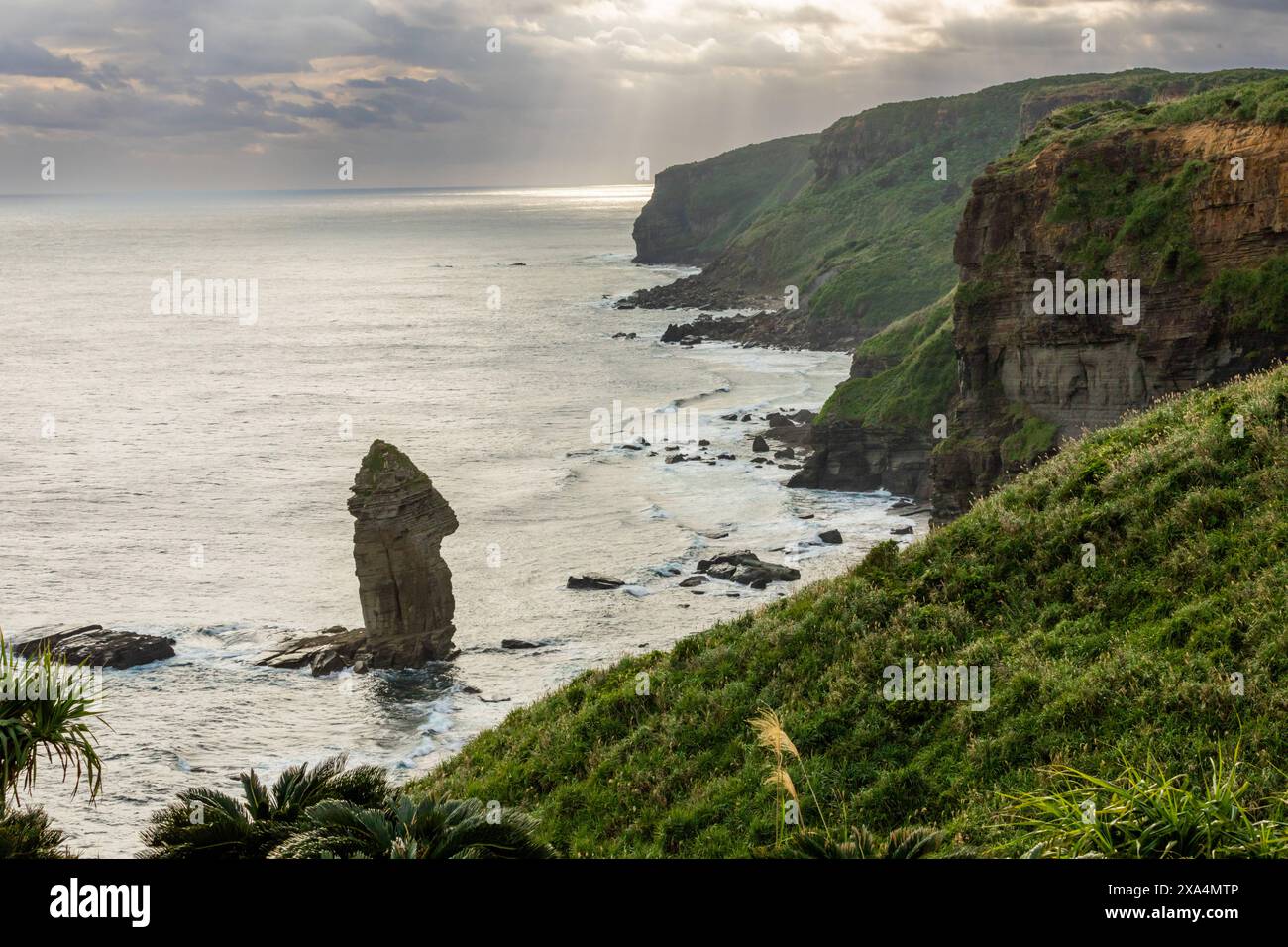 Coastline of Yonaguni Island, Yaeyama Islands, Japan, Asia Copyright ...