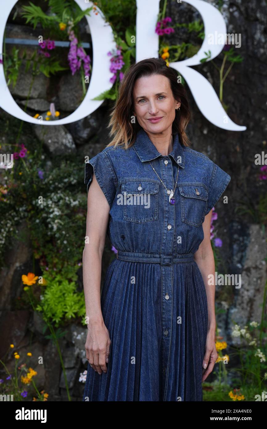 Camille Cottin attends the Dior Cruise 2025 show at Drummond Castle ...