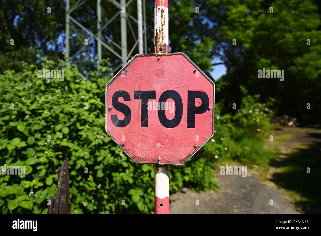 Rotes stoppschild hi-res stock photography and images - Alamy
