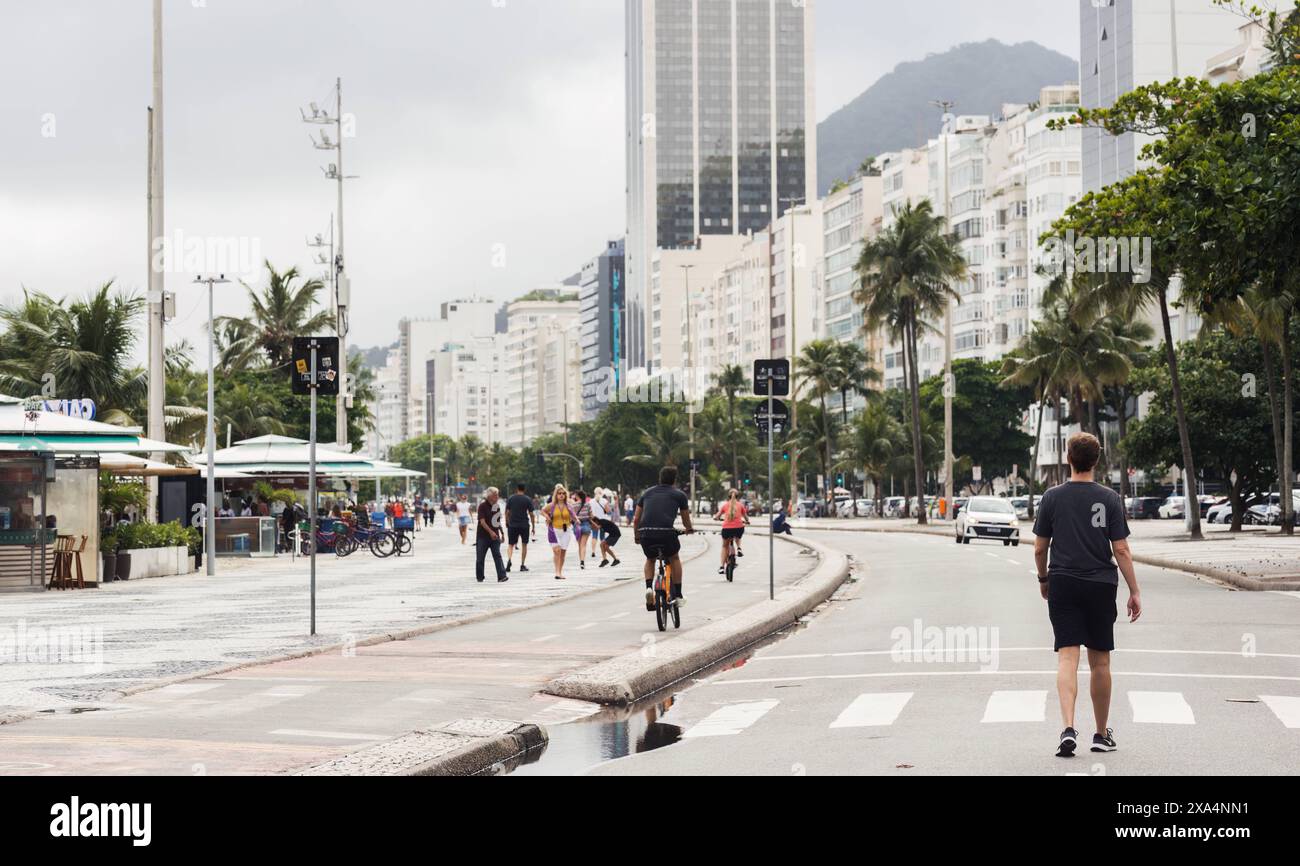 Copacabana beach group young men hi-res stock photography and images ...