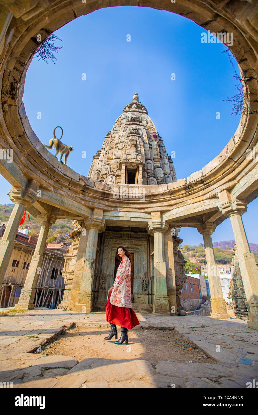 Woman in Jaipur, Rajasthan, India, Asia Copyright: LauraxGrier 1218 ...