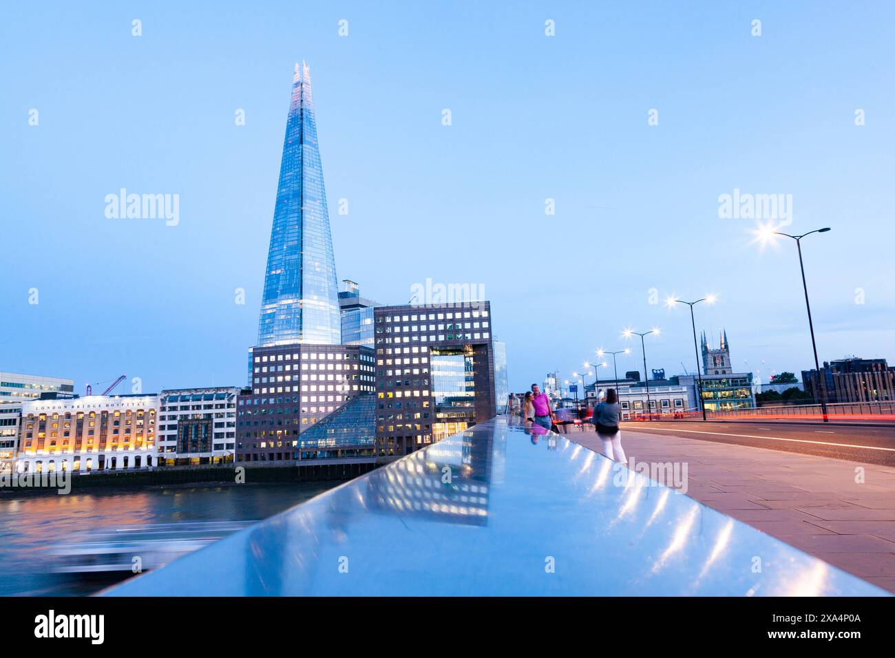 The Shard at night, London, England, United Kingdom, Europe Copyright ...