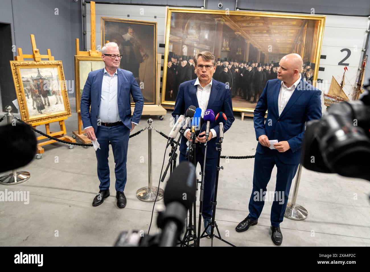 Vinge, Denmark. 04th June, 2024. Minister of Culture Jakob Engel ...