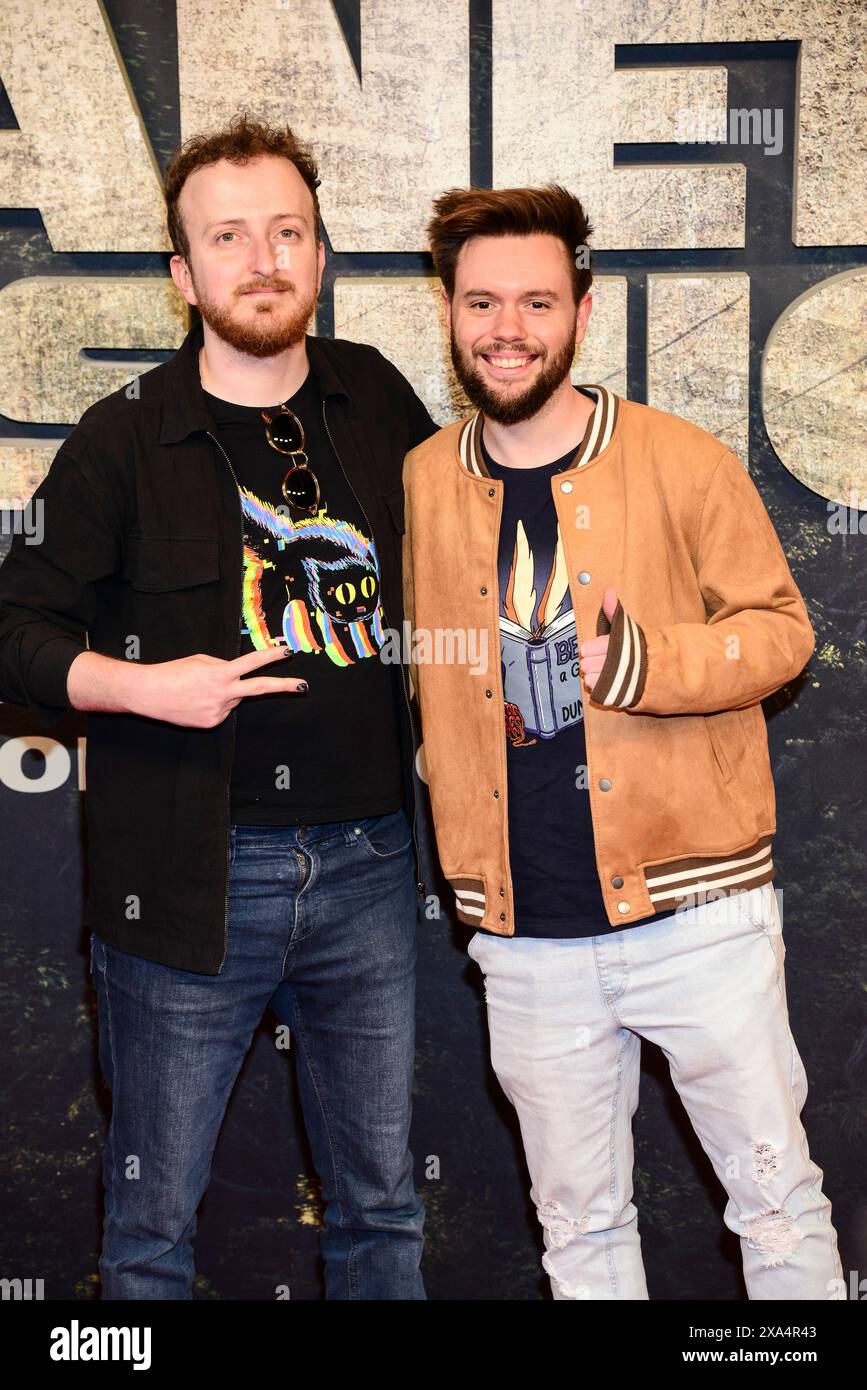 Fer Delgado and Miguel Delgado, Territorio Revival posed during the ...