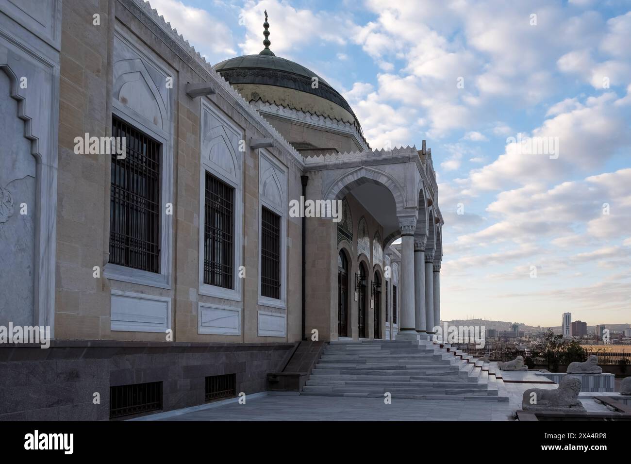 Detail of the Ethnography Museum, dedicated to the cultures of Turkic ...