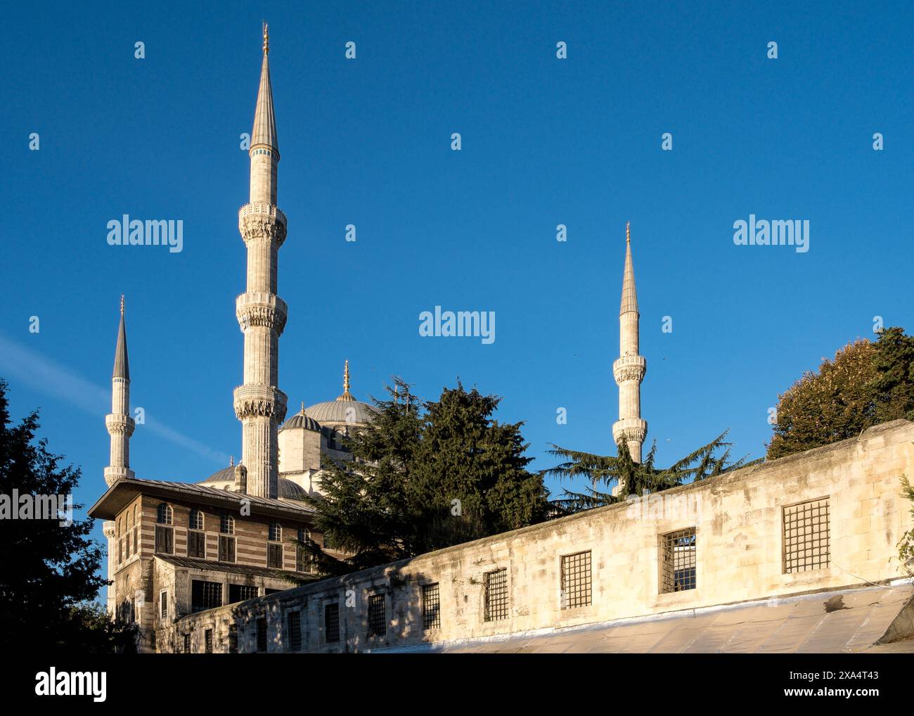 Detail of the Blue Mosque Sultan Ahmed Mosque, an Ottoman-era historical imperial mosque ...