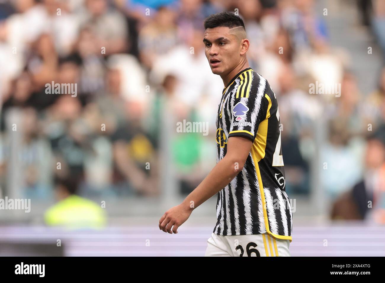 Turin, Italy. 25th May, 2024. Carlos Alcaraz of Juventus during the ...