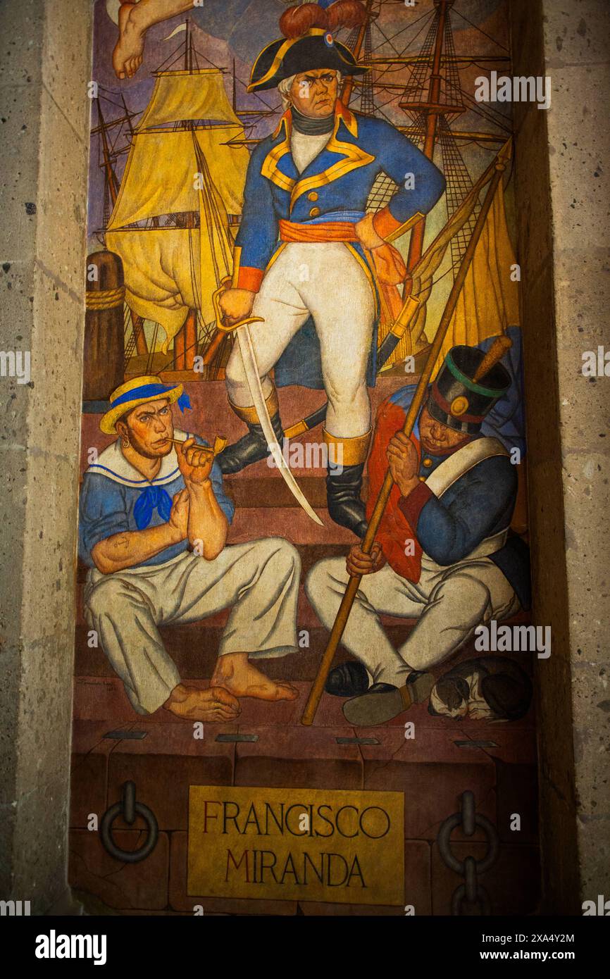 Frescoes of Heroes, Art and Culture Museum, College of San Ildefonso ...