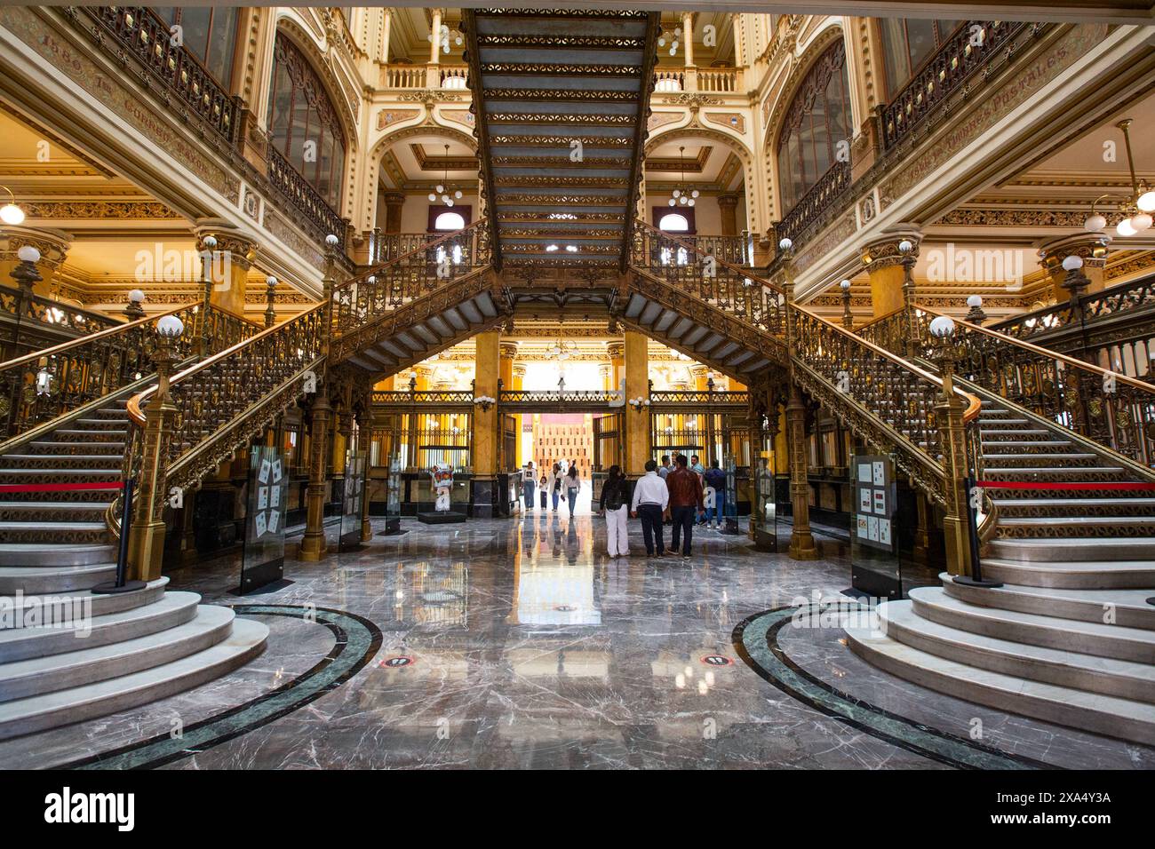 Palacio de Correos de Mexico Postal Palace of Mexico City, 1907, Mexico ...