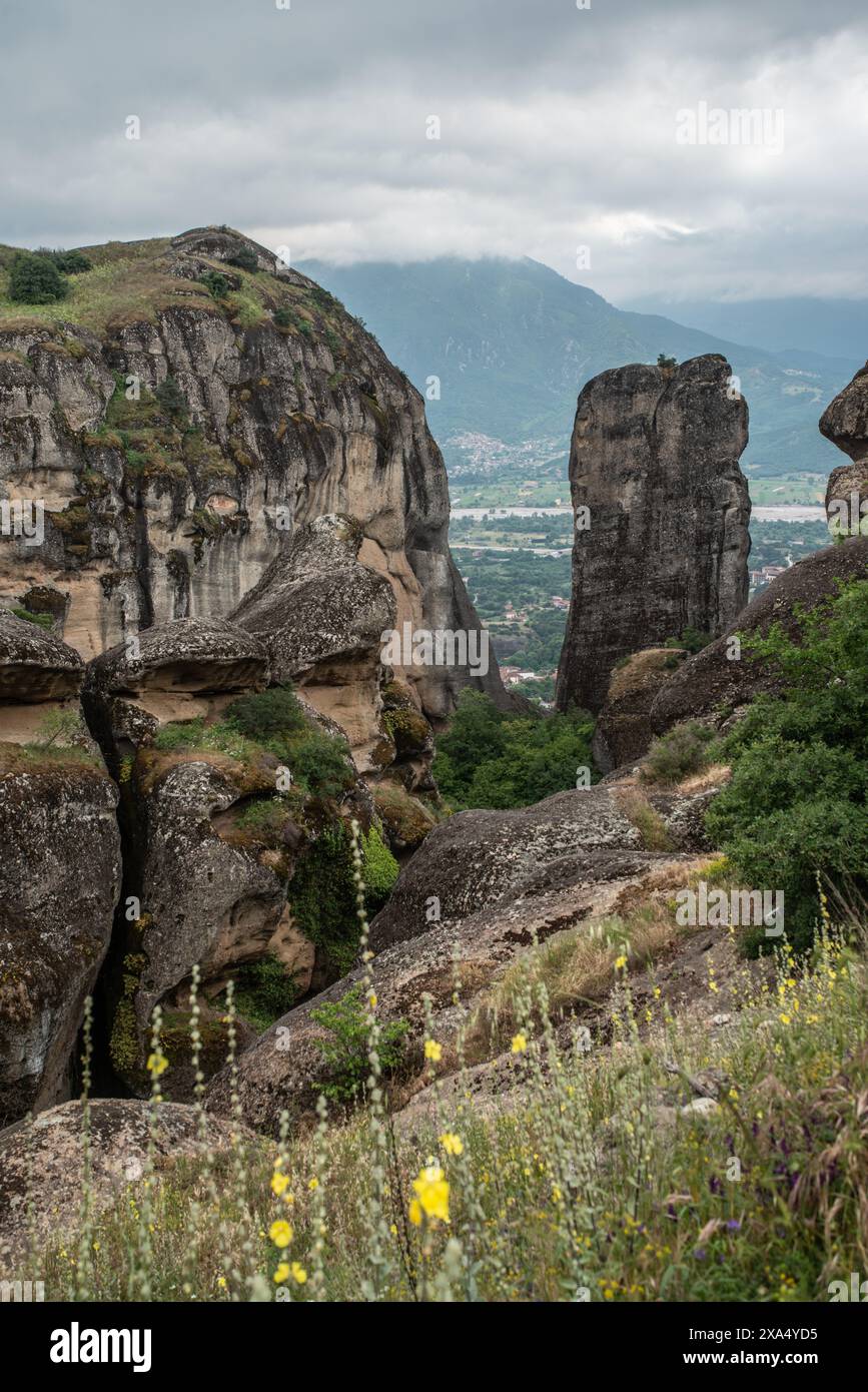 Meteora Monasteries, Kalambaka, Greece Stock Photo - Alamy