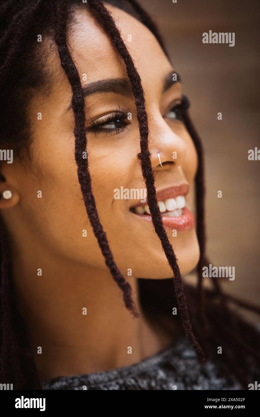 Light skin woman dreadlocks hi-res stock photography and images - Alamy