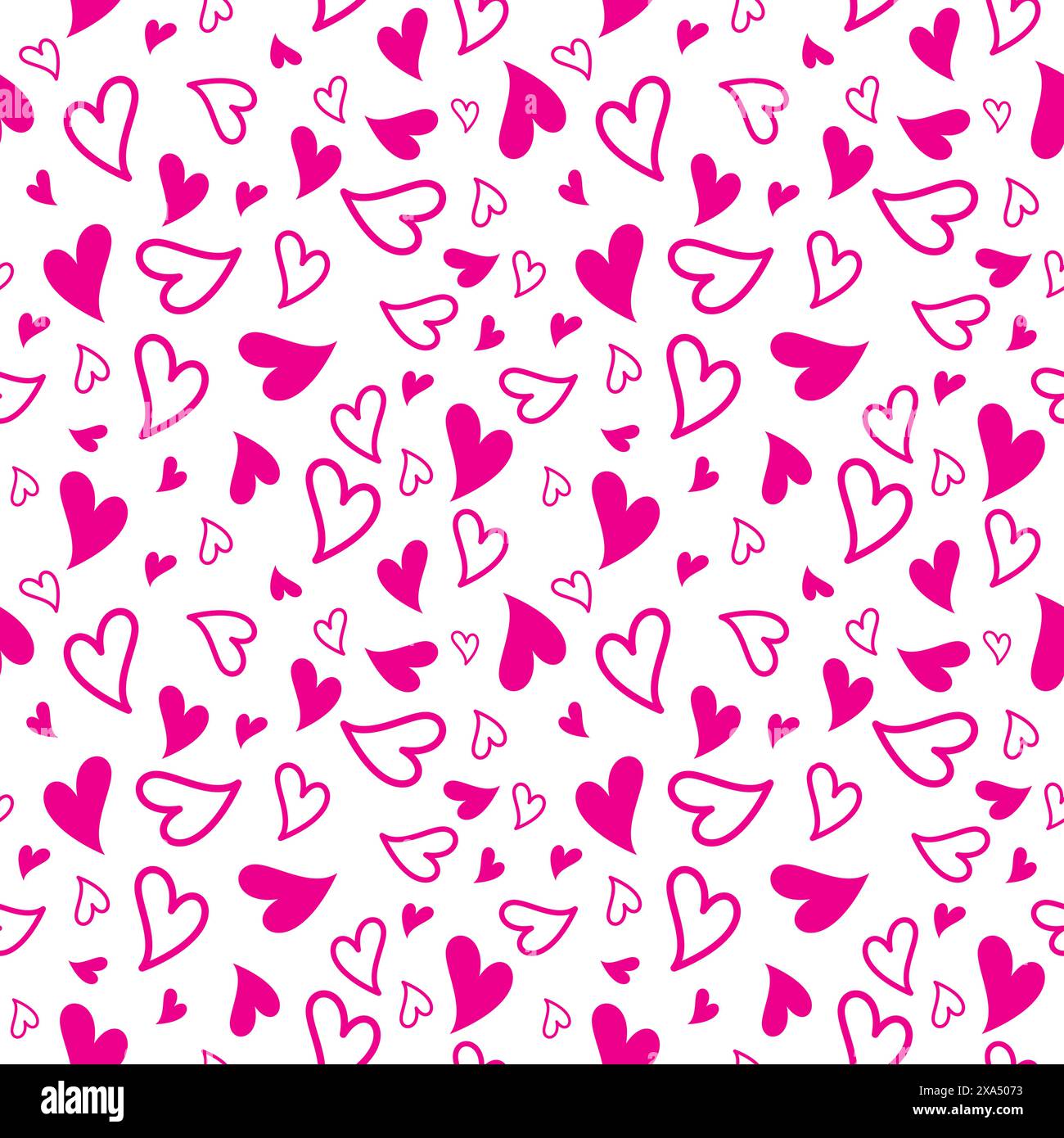 Seamless vintage heart background Cut Out Stock Images & Pictures - Alamy