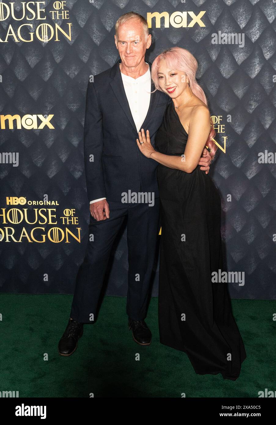 Alan Taylor and Jane Wu attend premiere of HBO 'House of Dragon' at Hammerstein Ballroom in New ...