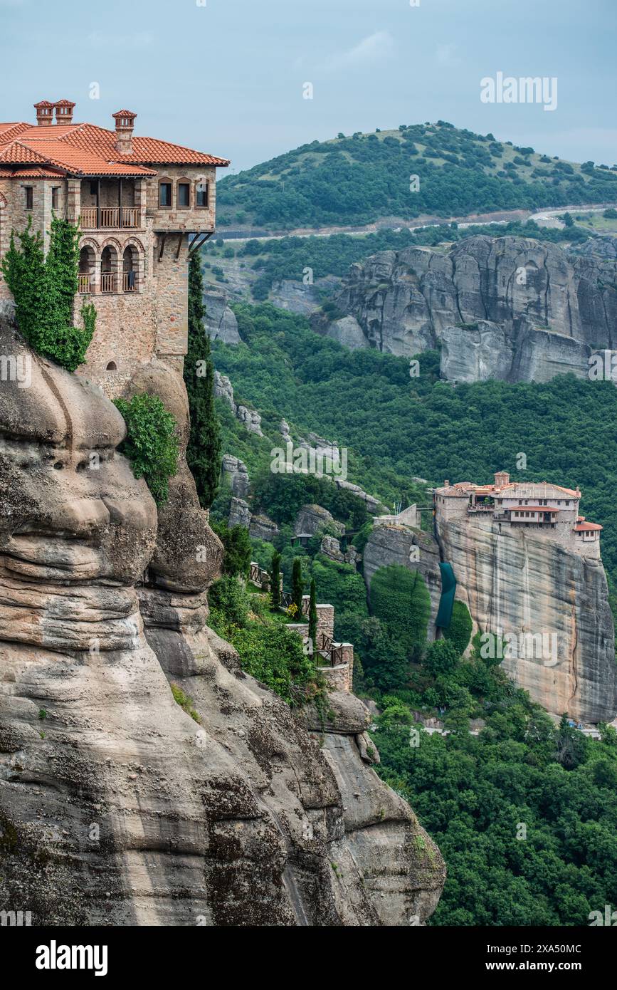 Meteora Monasteries, Kalambaka, Greece Stock Photo - Alamy