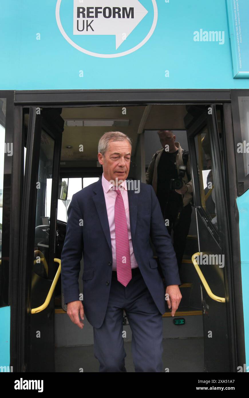 Nigel farage milkshake 2024 hi-res stock photography and images - Alamy