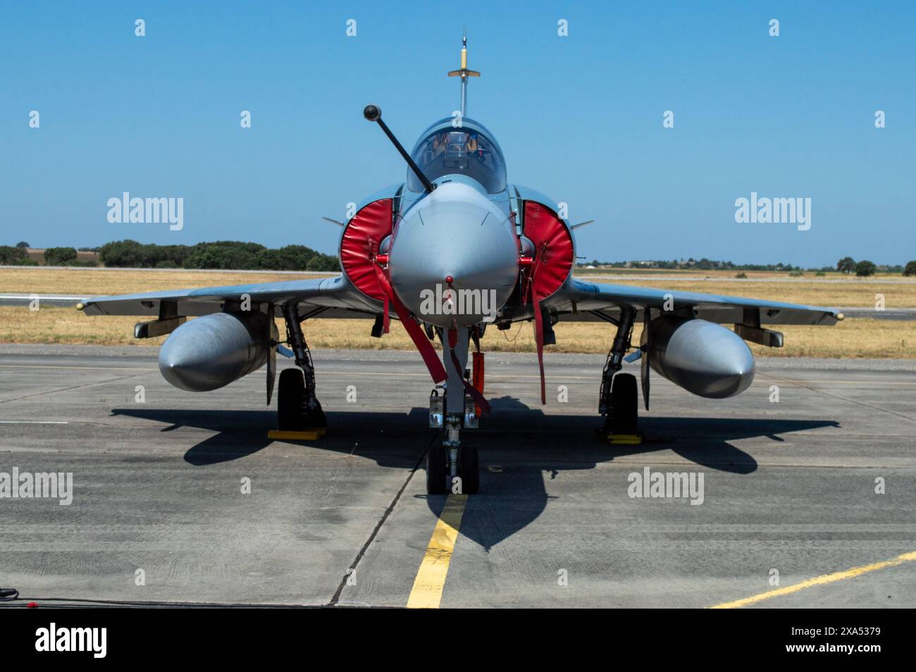 Mirage 2000 fighter jet on static display Stock Photo - Alamy