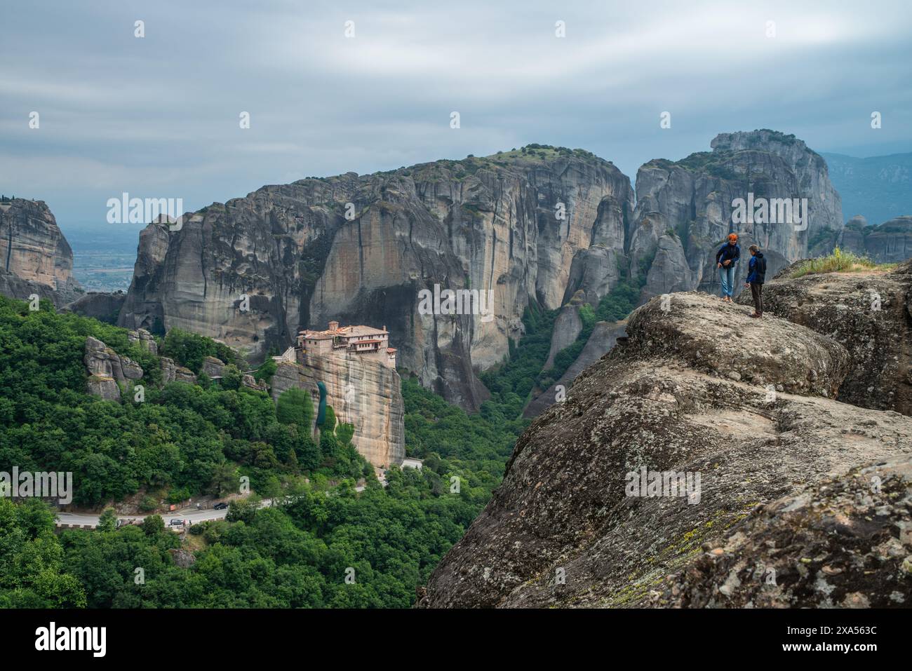 Meteora, Roussanou Monastery, Kalamata, Greece Stock Photo - Alamy