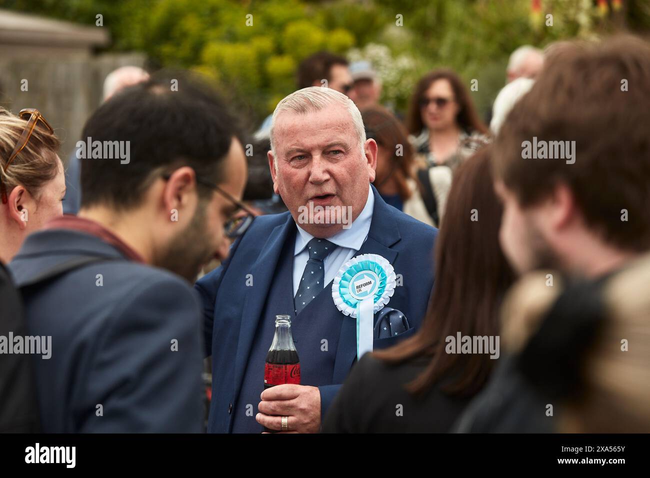 Nigel Farage Launches 2024 General Election Campaign in Clacton on Sea ...