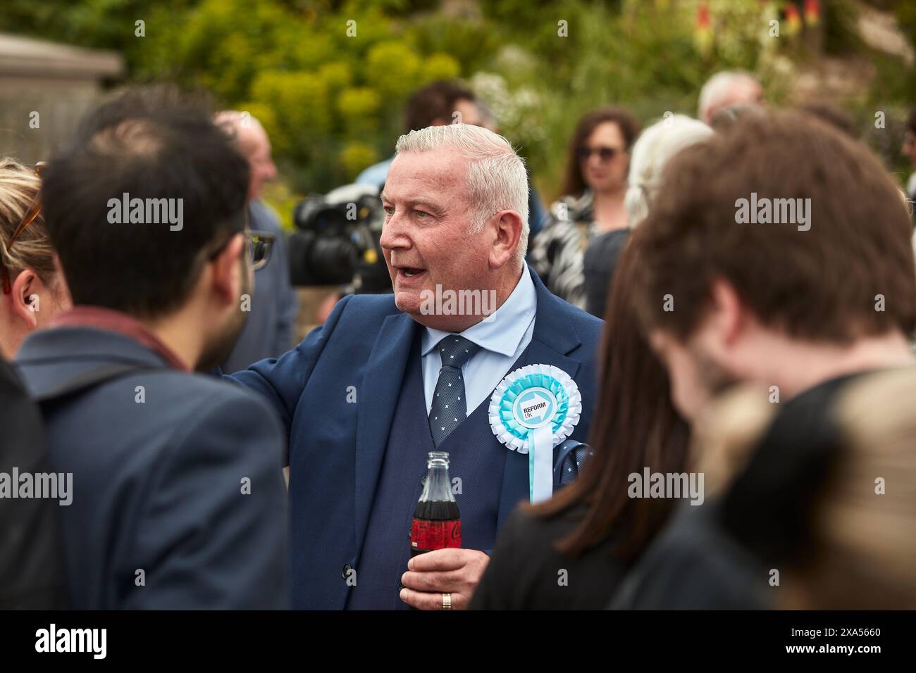 Nigel Farage Launches 2024 General Election Campaign in Clacton on Sea ...