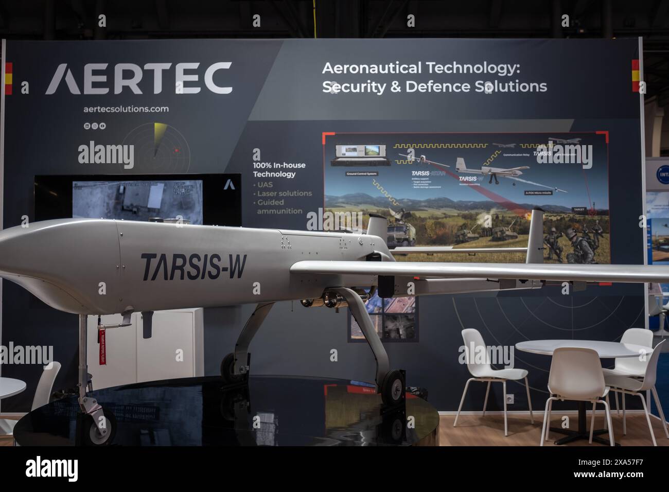 The Tarsis-W unmanned aerial vehicle model capable of transporting four ...