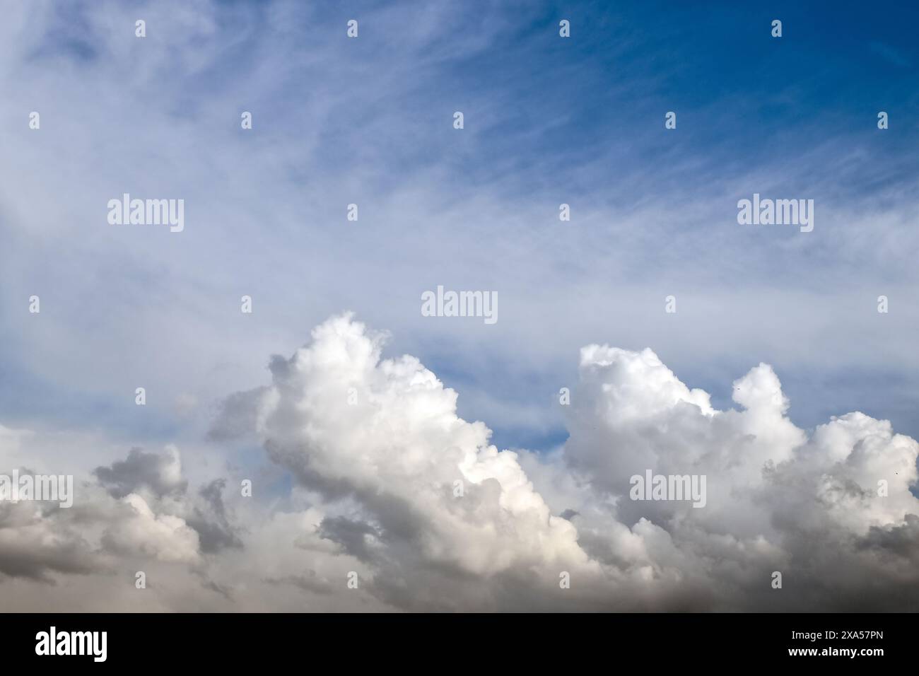 Beautiful clouds hover in the sky before the rain Stock Photo - Alamy