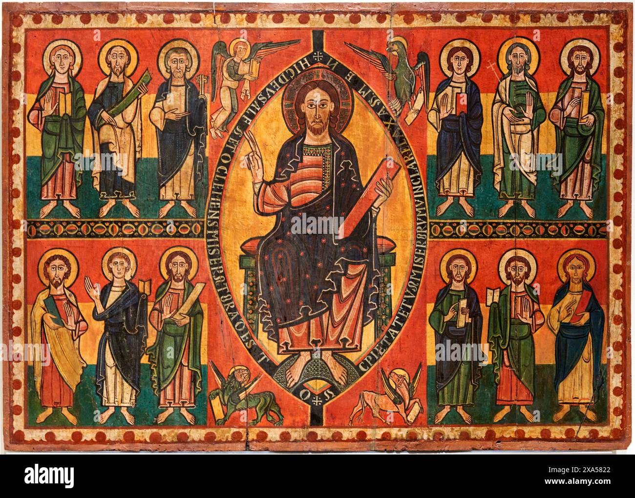 Frontal d'altar d'Esquius, S.XII, Santa. Maria del castell de Besora ...