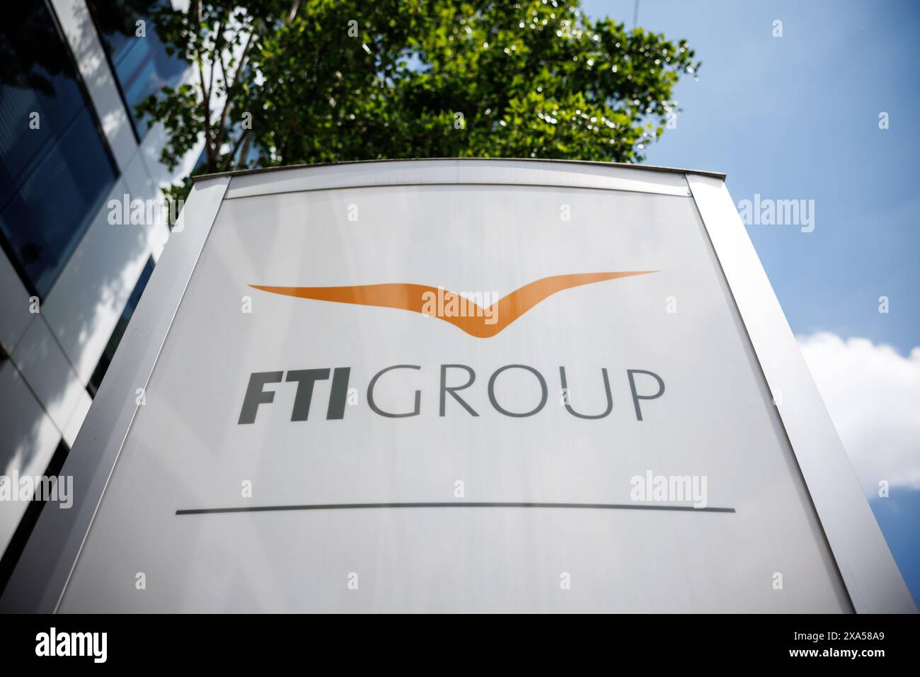 Munich, Germany. 04th June, 2024. The lettering "FTI Group" and the ...