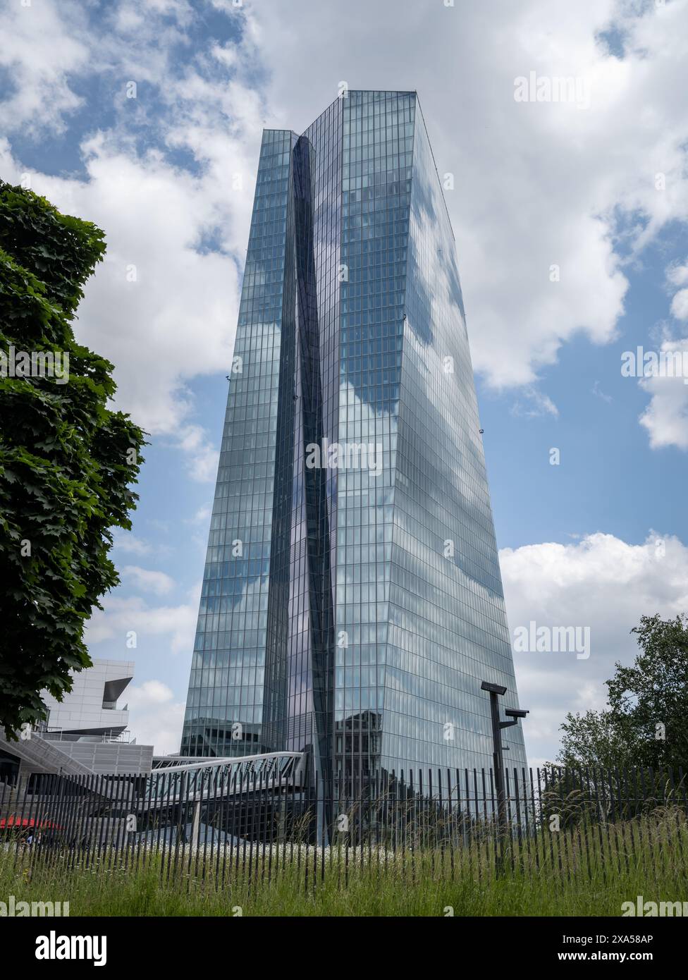 04 June 2024, Hesse, Frankfurt/Main: The headquarters of the European ...