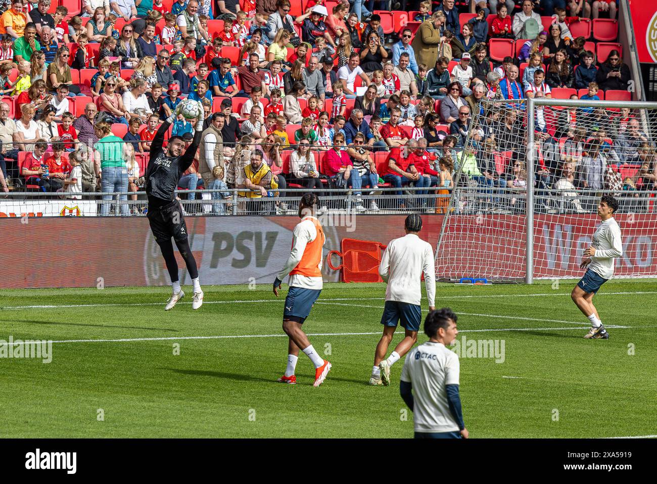 The Open training Dutch football club PSV EINDHOVEN with Dutch ...