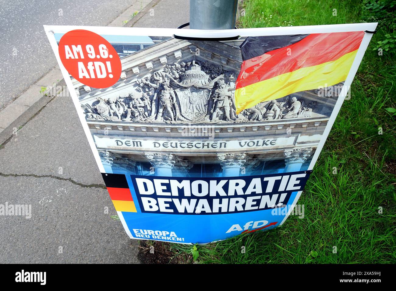 AfD-Wahlplakat - Wahl zum Europäischen Parlament - Die Wahl zum ...