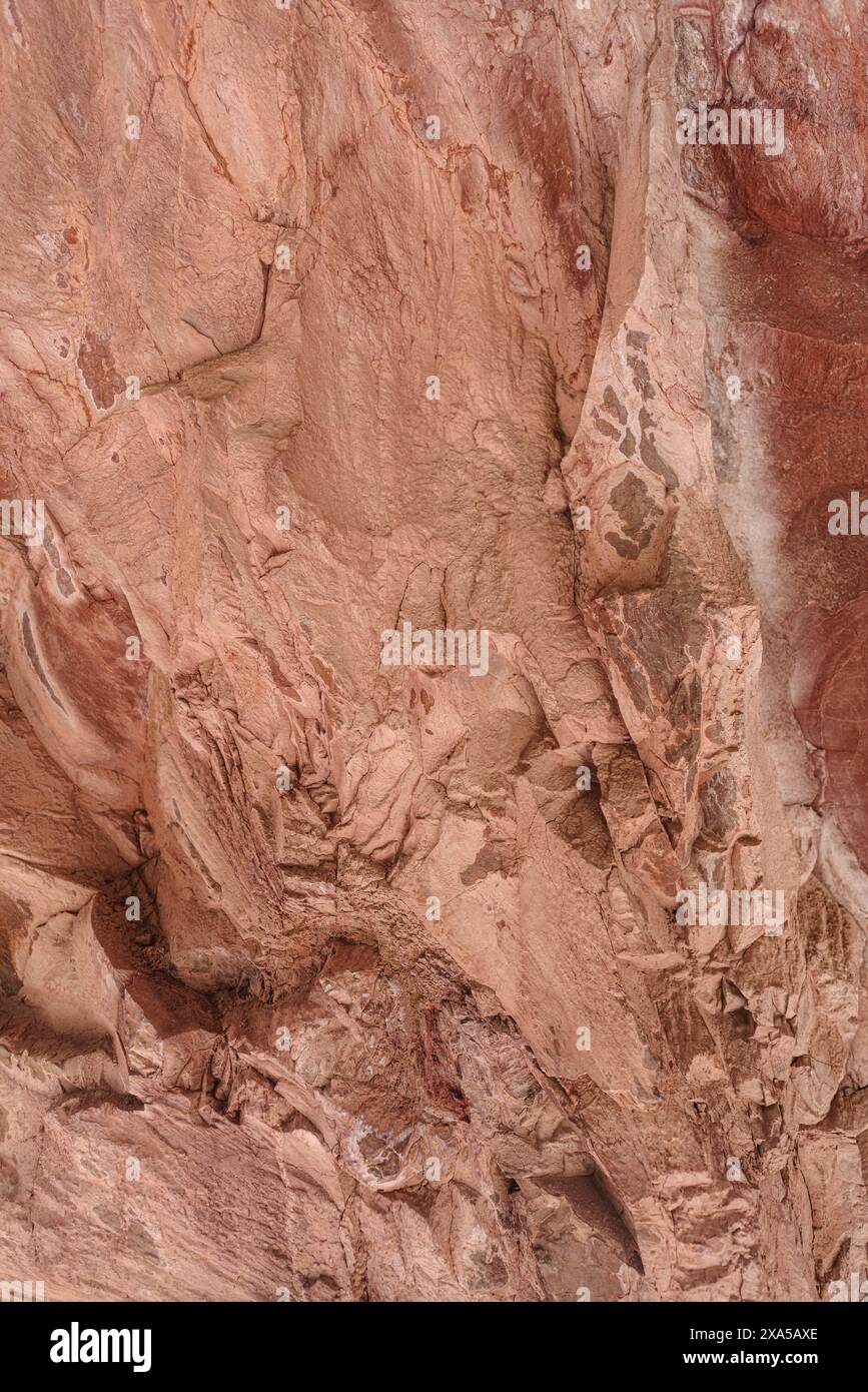 Natural stone texture of red iron oxide rocks Stock Photo - Alamy