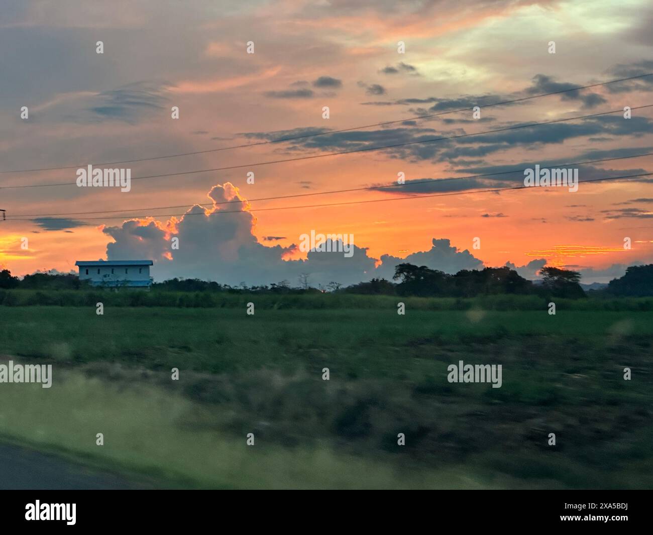 Panama sunset hi-res stock photography and images - Alamy